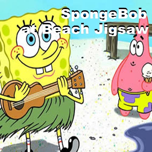 SpongeBob: At Beach Jigsaw - Play SpongeBob: At Beach Jigsaw at ...