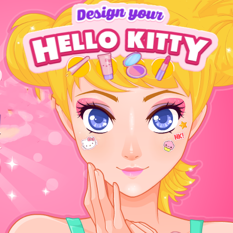 Design Your Hello Kitty Make-Up - Play Design Your Hello Kitty Make-Up ...